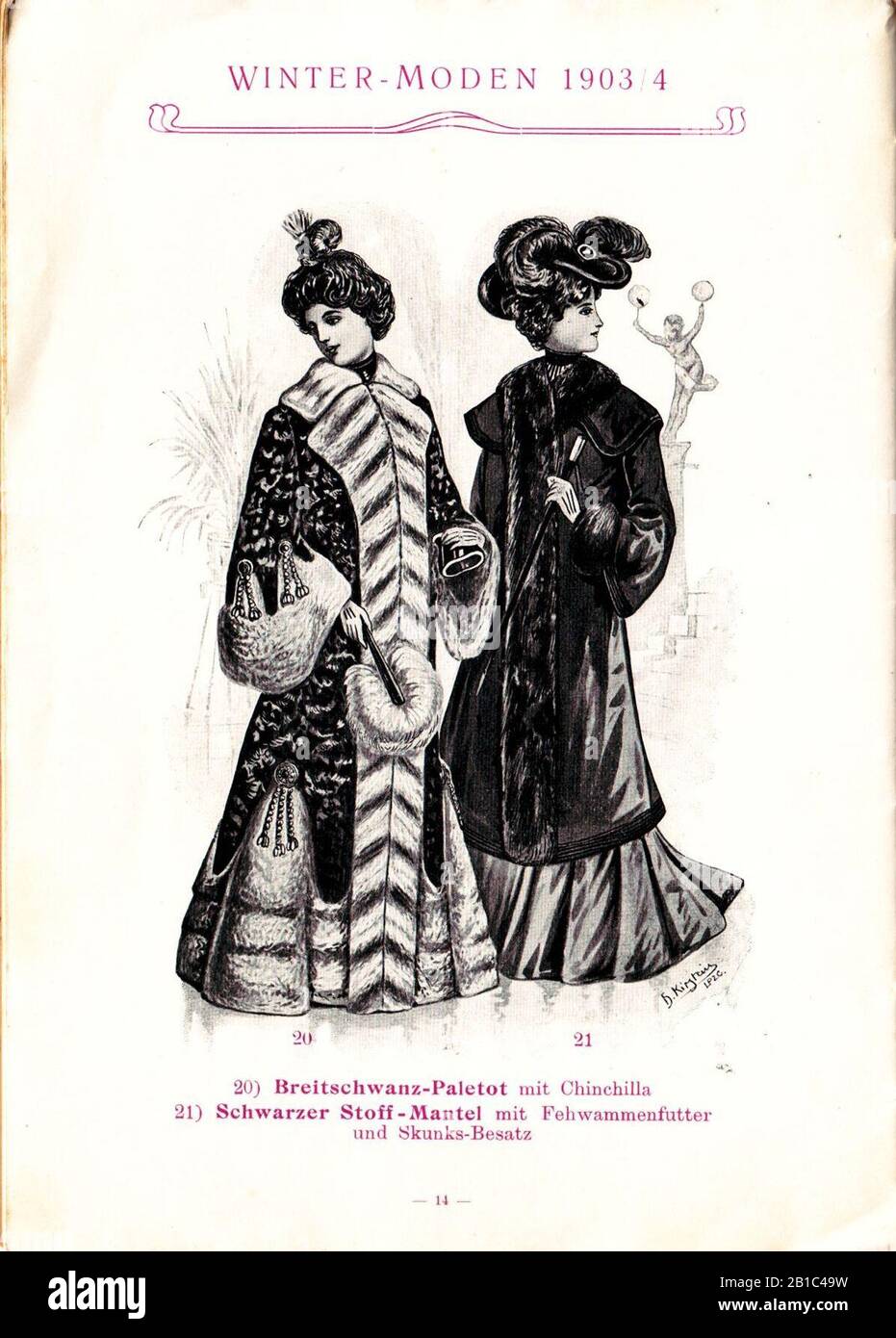 Fur clothing 1903 S 14 Stock Photo - Alamy