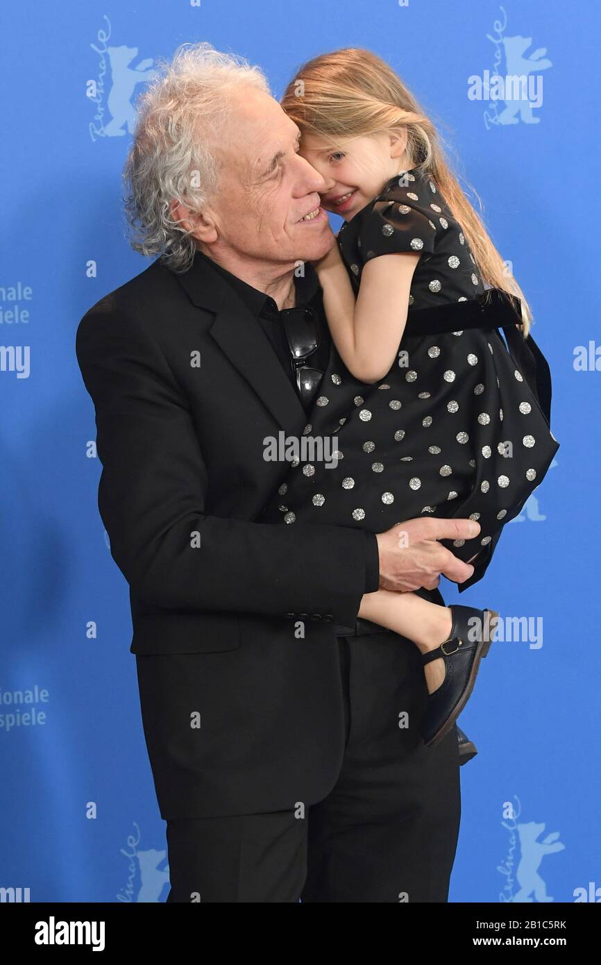 Berlin, Germany. 24th Feb, 2020. Abel Ferrara and his daughter Anna ...