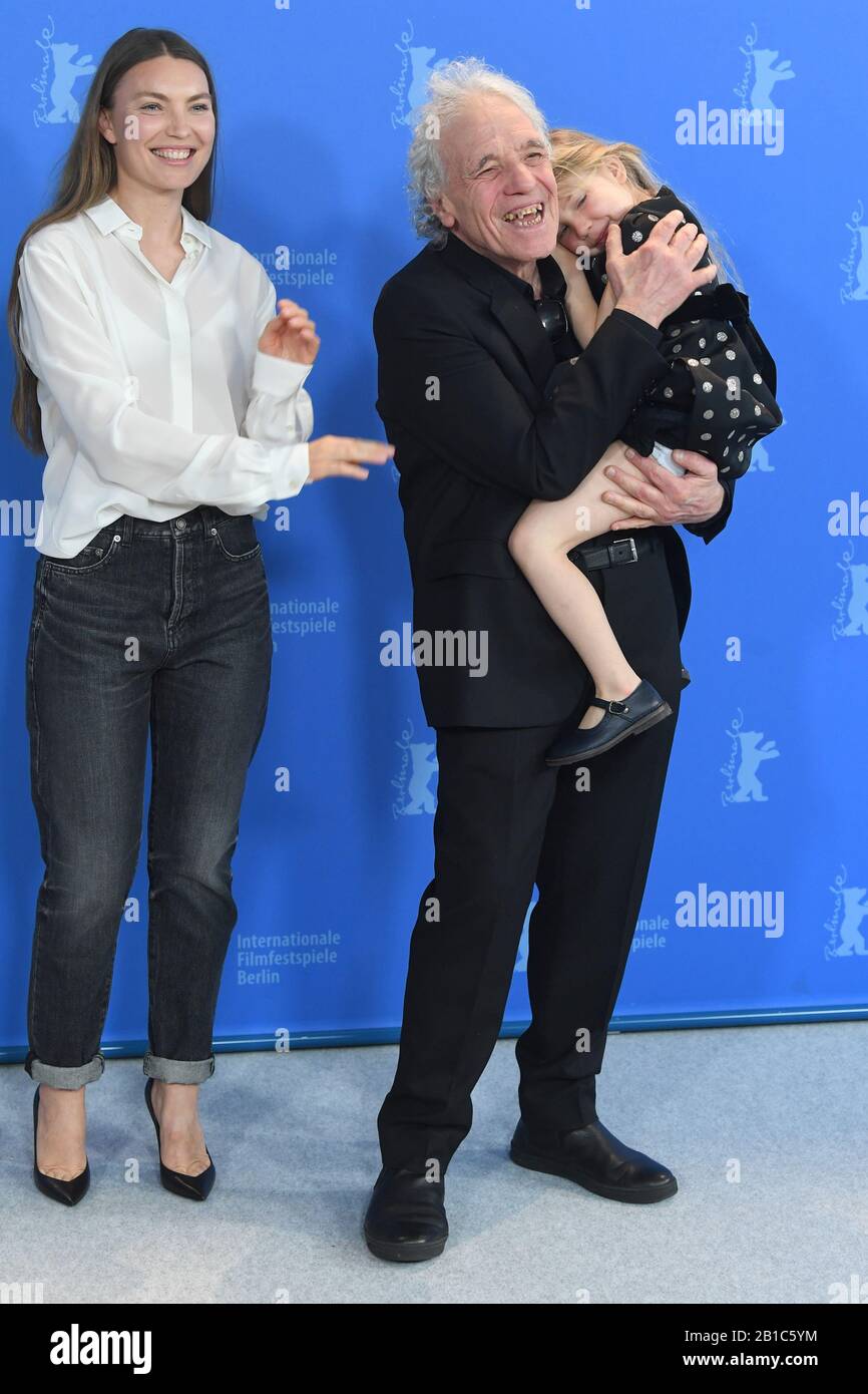 Berlin, Germany. 24th Feb, 2020. Christina Ferrara, Abel Ferrara and ...