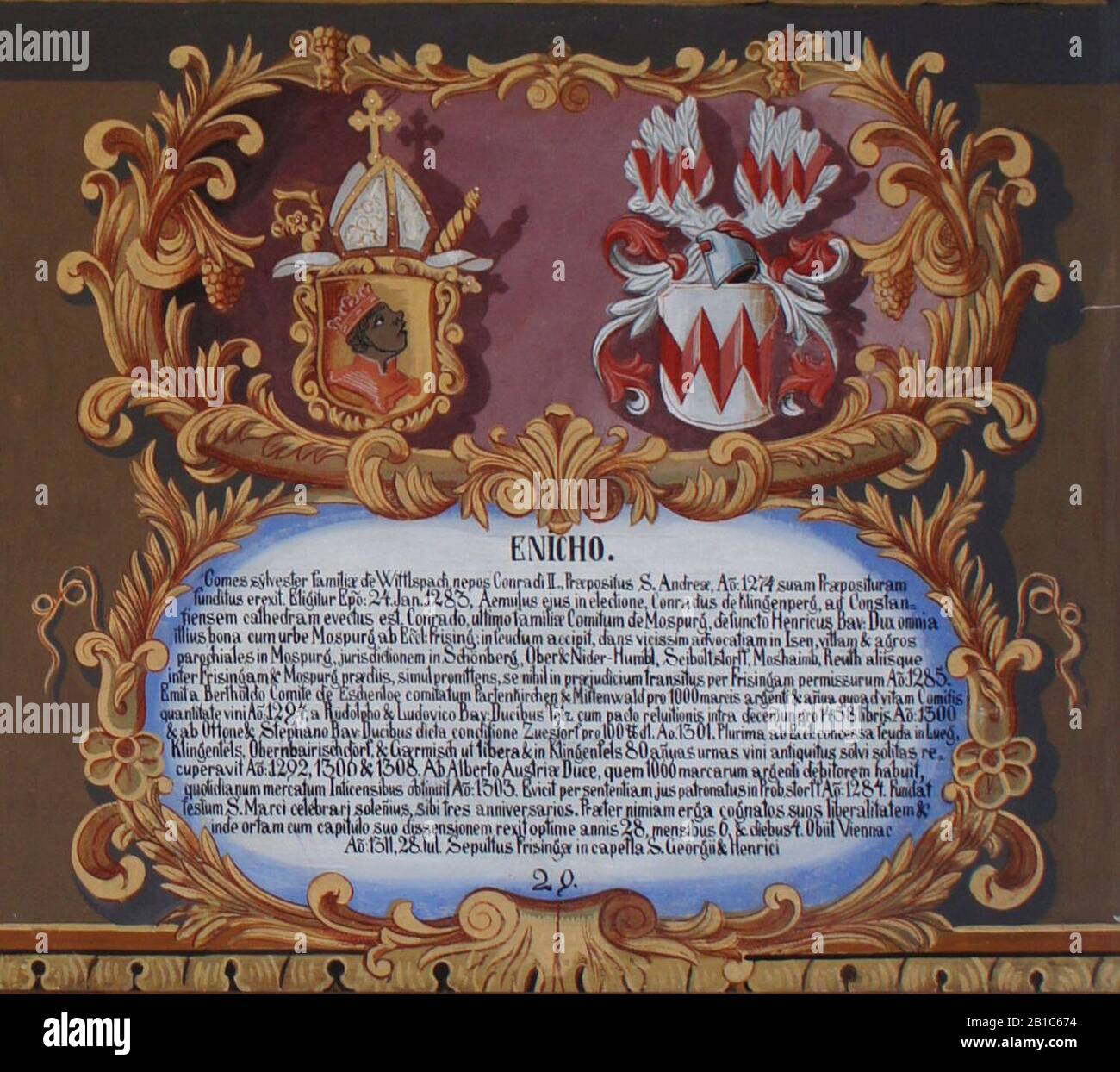 Fürstengang Tafel 29 - Wildgraf Emicho Stock Photo - Alamy