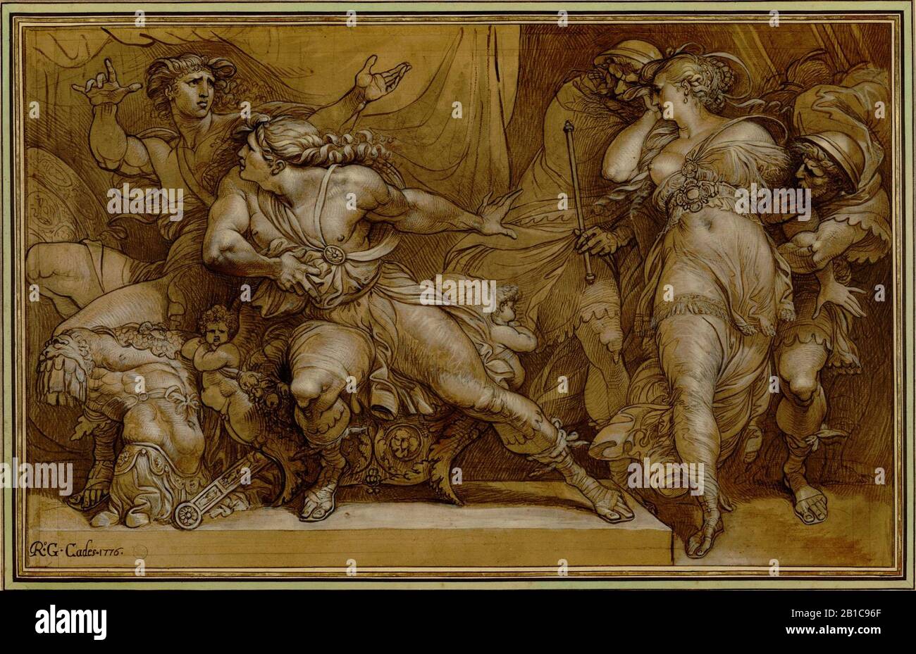 G Cadès Achille et Briséis Stock Photo - Alamy
