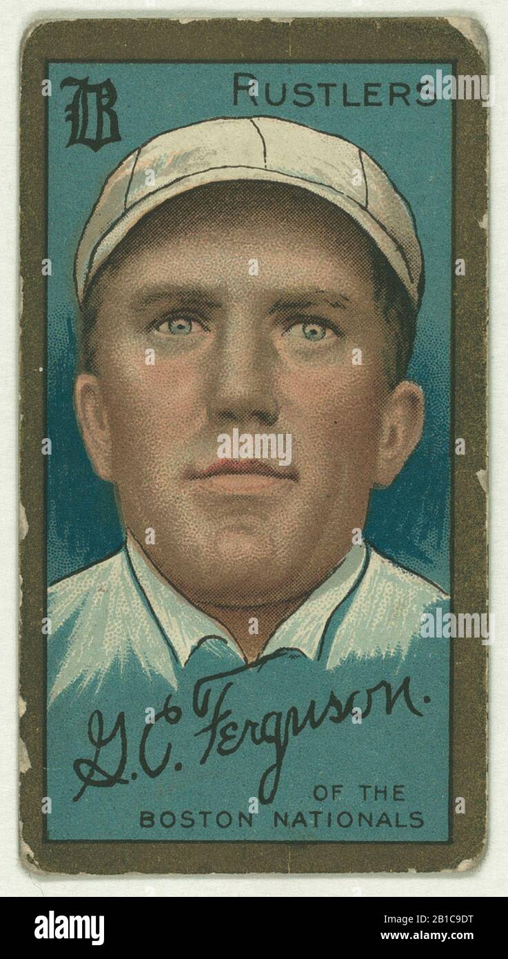 G. C. Ferguson, Boston Rustlers, baseball card portrait Stock Photo - Alamy