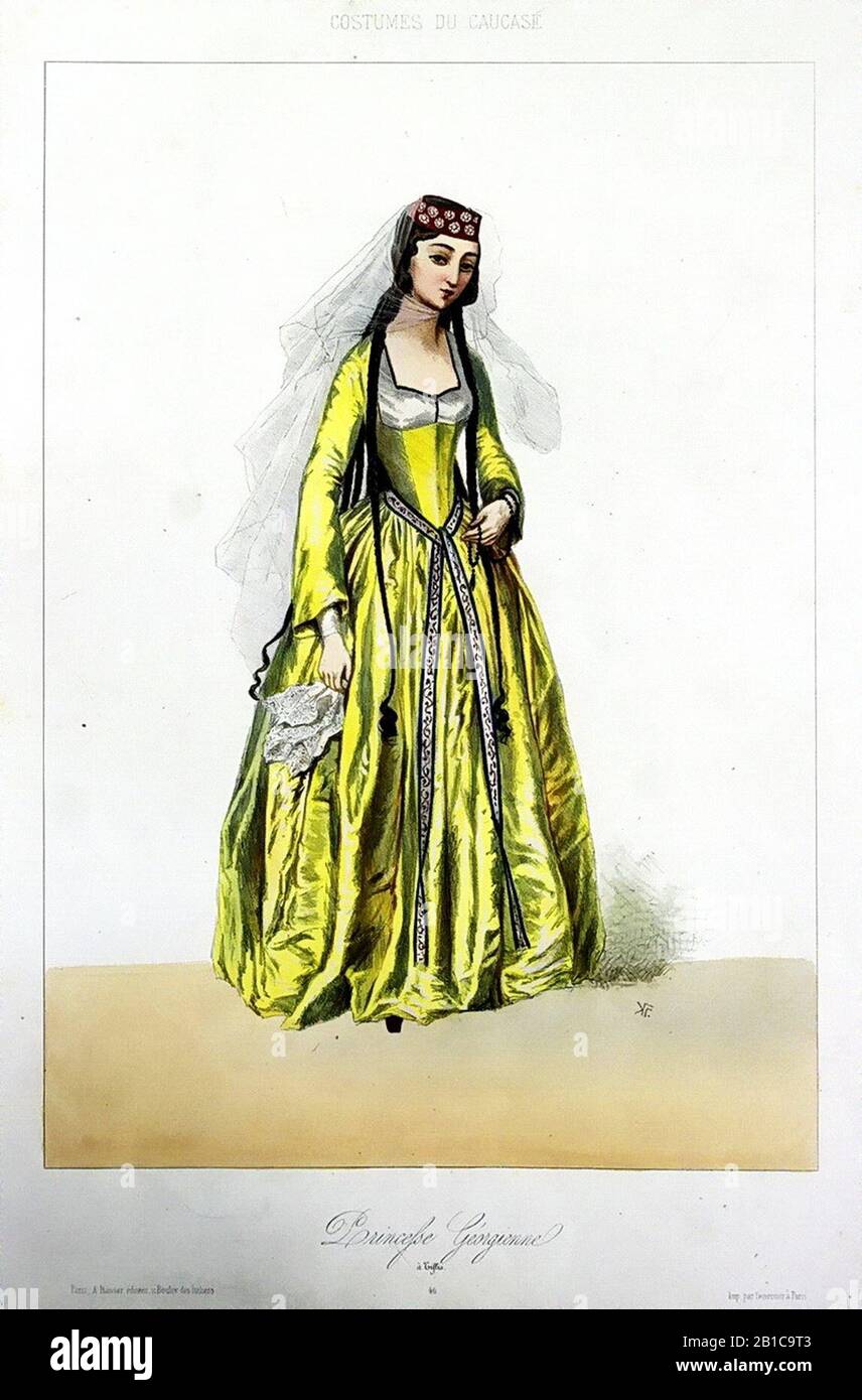G. Gagarin. A Georgian princess Stock Photo - Alamy