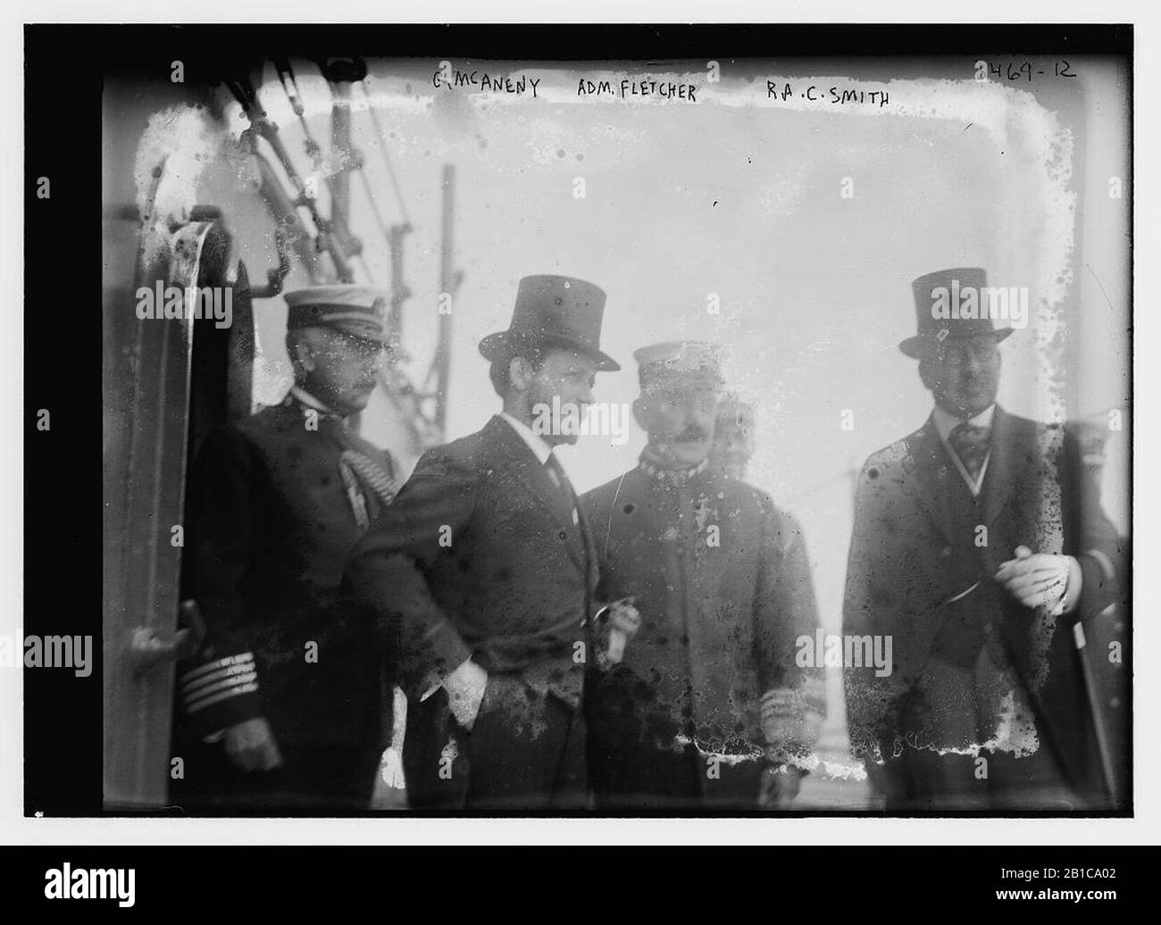 G. McAneny, Adm. Fletcher, R.A.C. Smith Stock Photo - Alamy