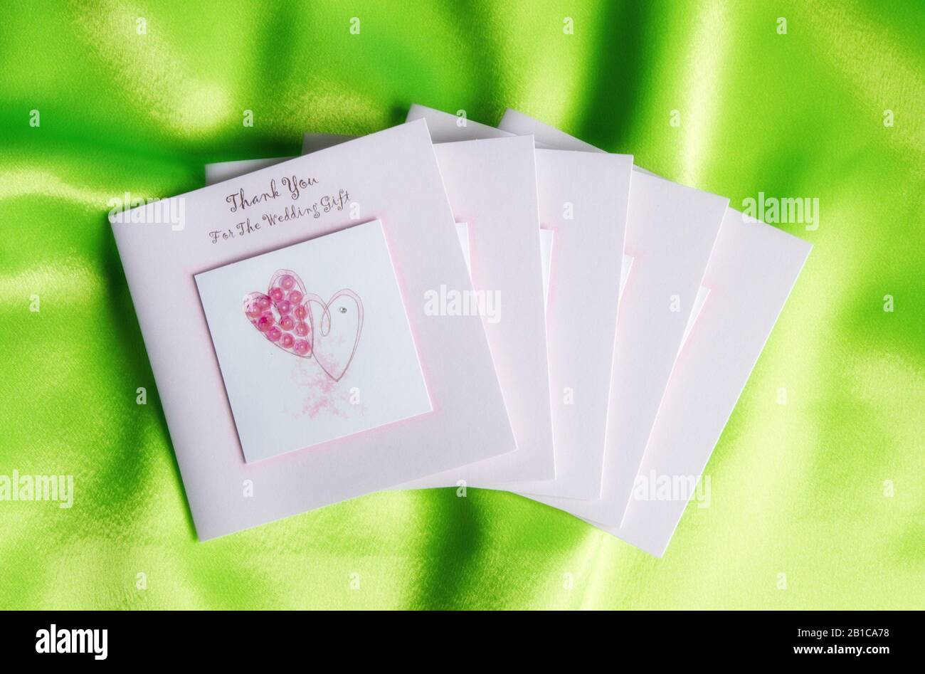 Wedding invitation card satin hi-res stock photography and images - Alamy