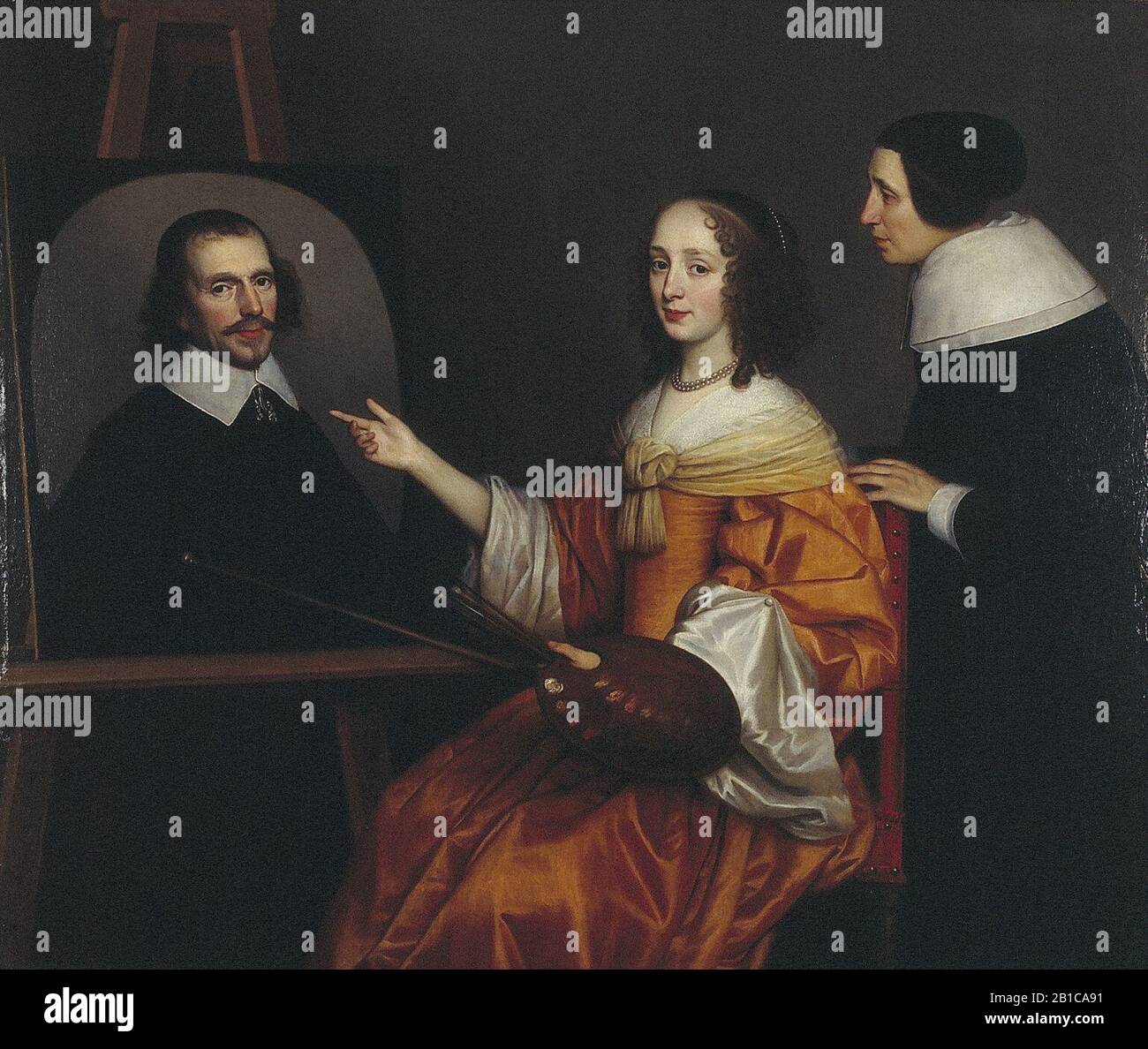 G. van Honthorst - Margaretha Maria de Roodere (c. 1625-1666 Stock ...