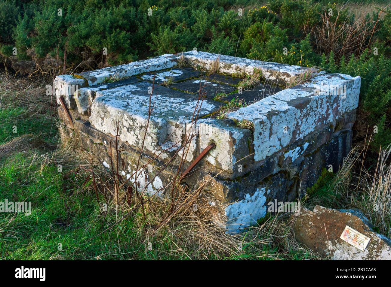 Loading platform once used to load carts with oil and other goods for ...