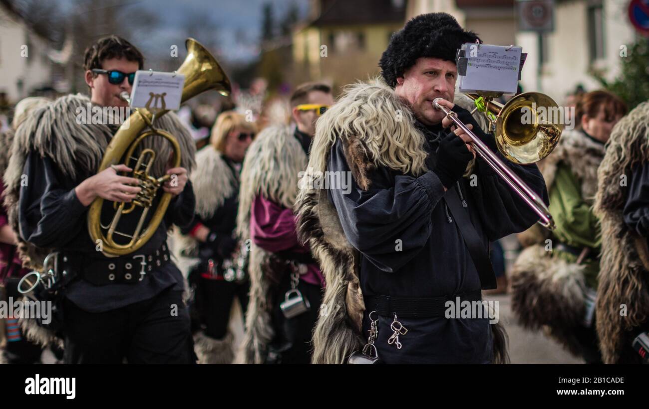Carnival in germany traditional masks hi-res stock photography and ...