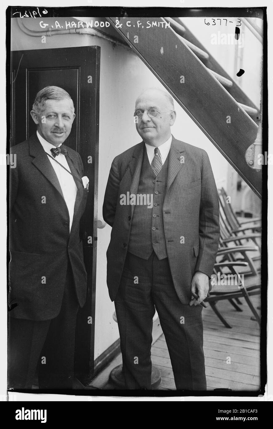 G.A. Harwood & C.F. Smith Stock Photo - Alamy