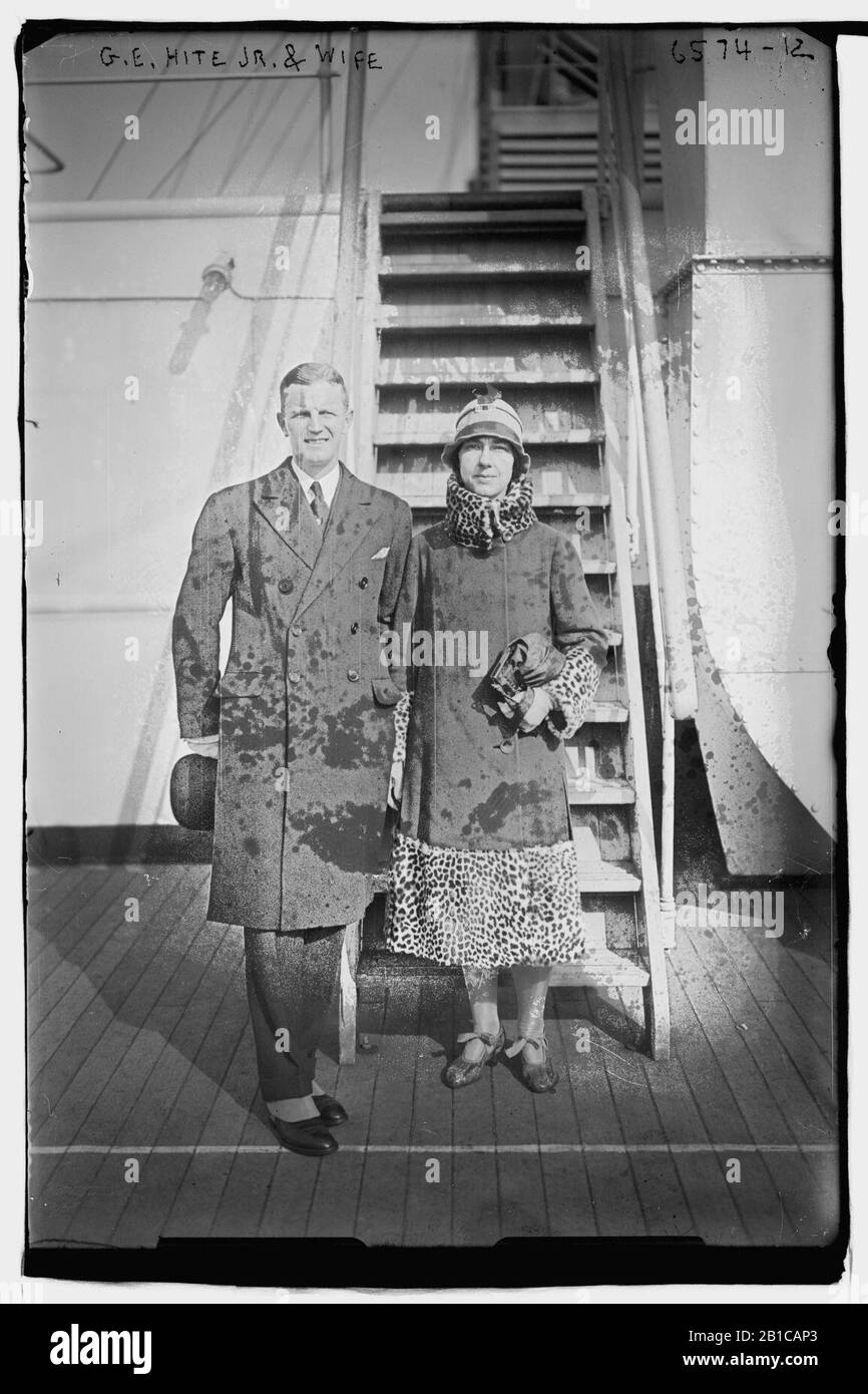 G.E. Hite Jr. & wife Stock Photo - Alamy