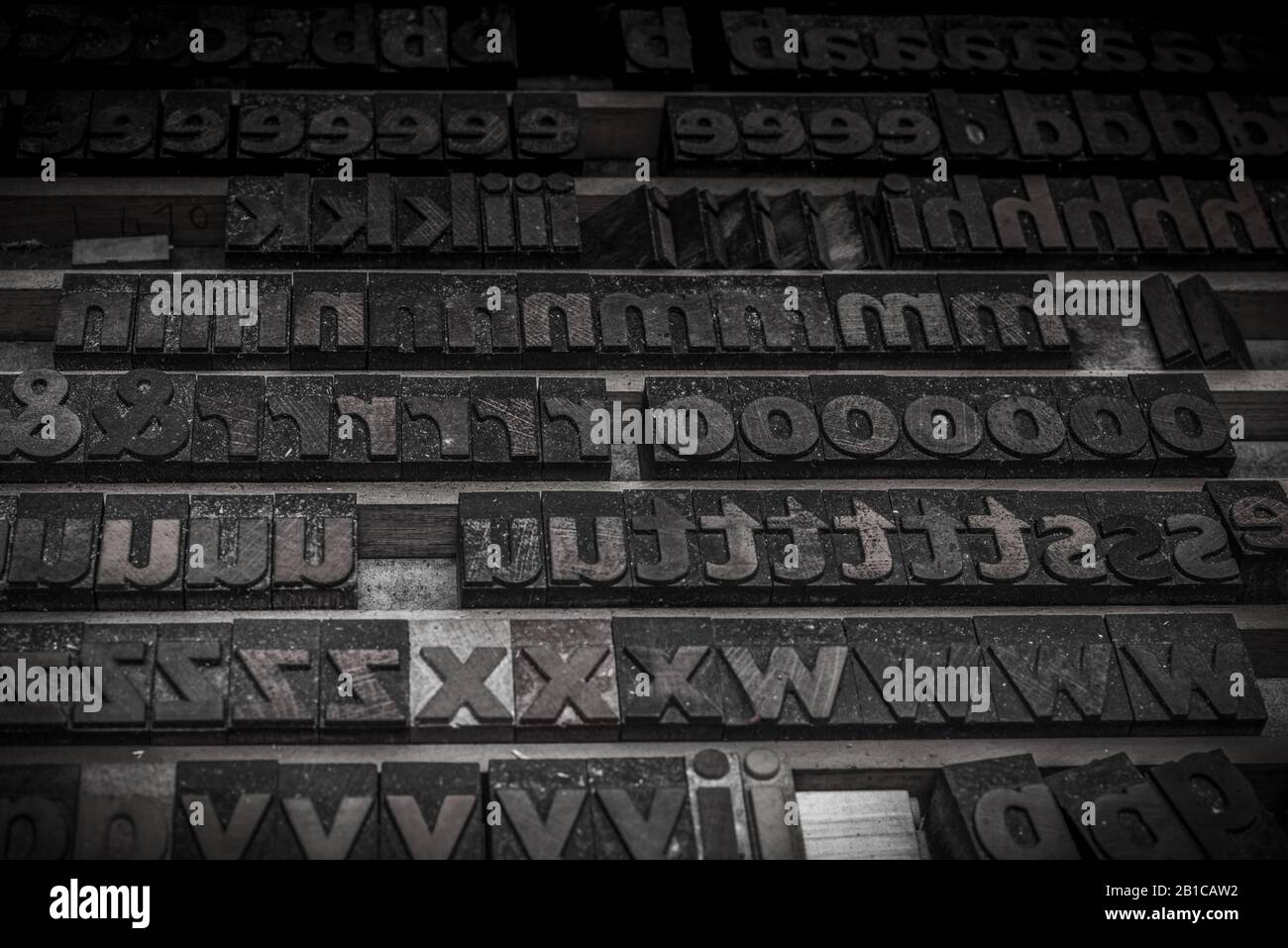 Letterpress alphabet hi-res stock photography and images - Alamy