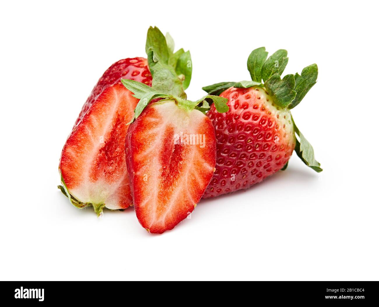 Strawberry cross section Cut Out Stock Images & Pictures - Alamy