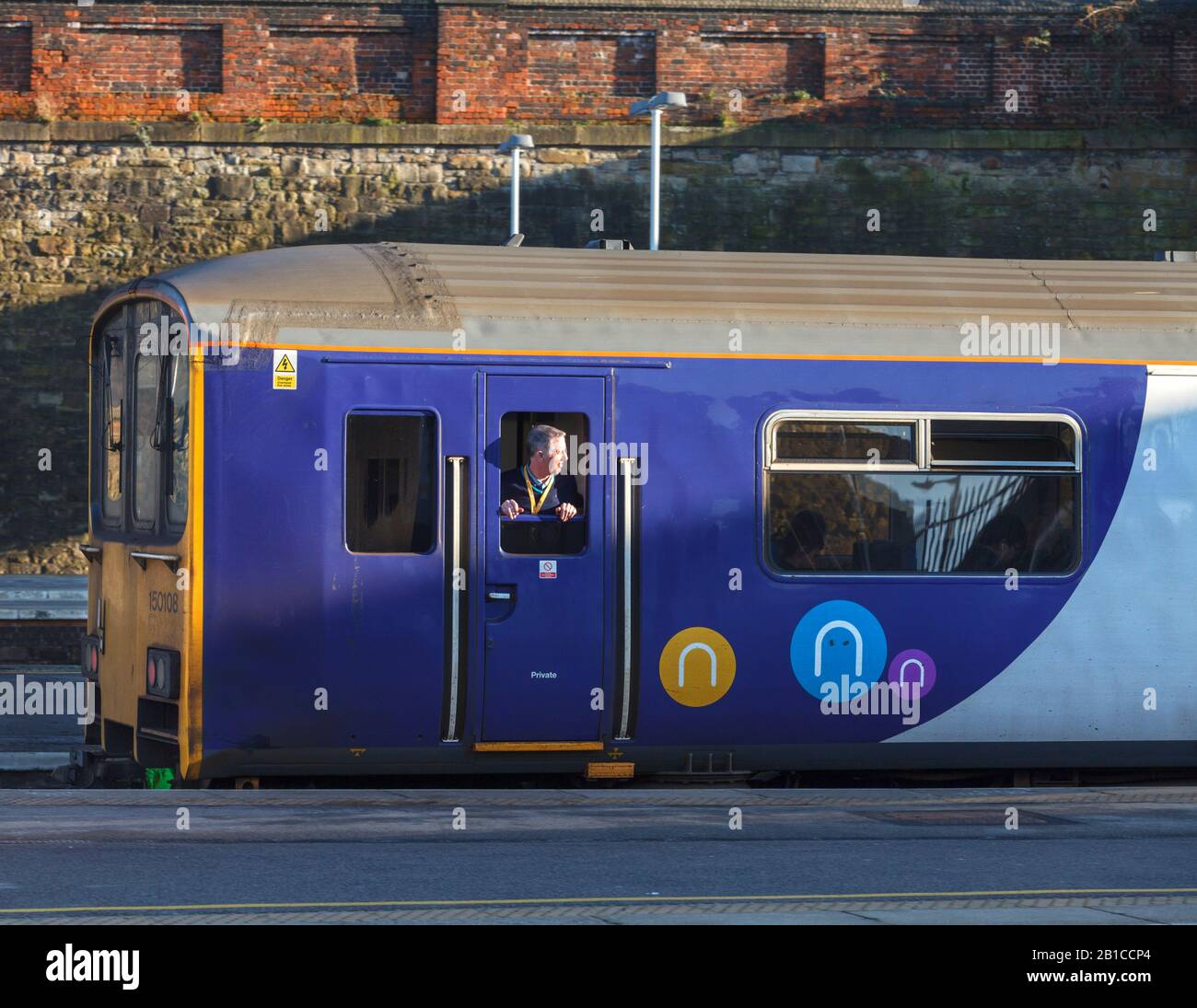 Northern trains guard hi-res stock photography and images - Alamy