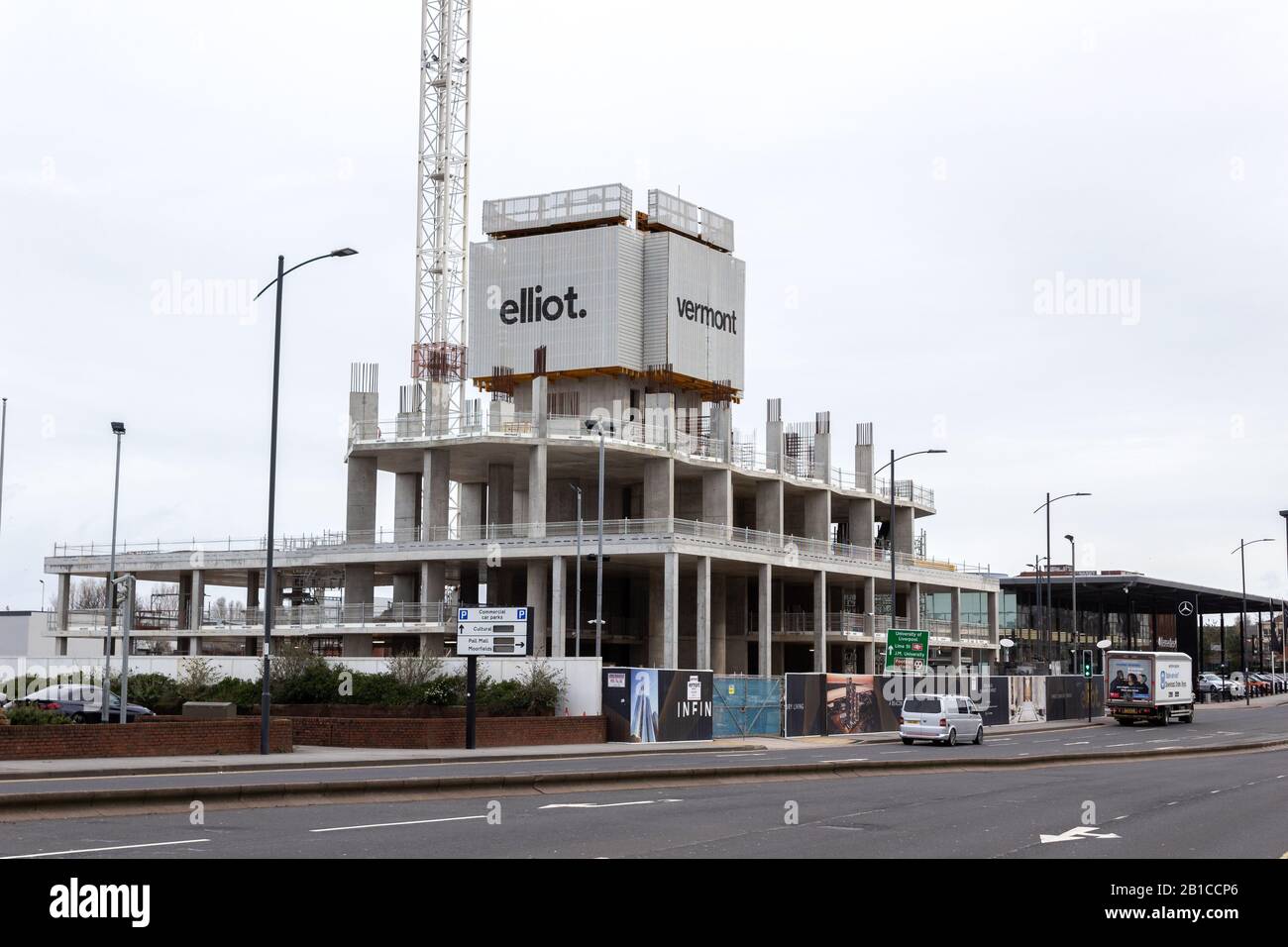 Construction development for Infinity, Elliot group's three-tower ...