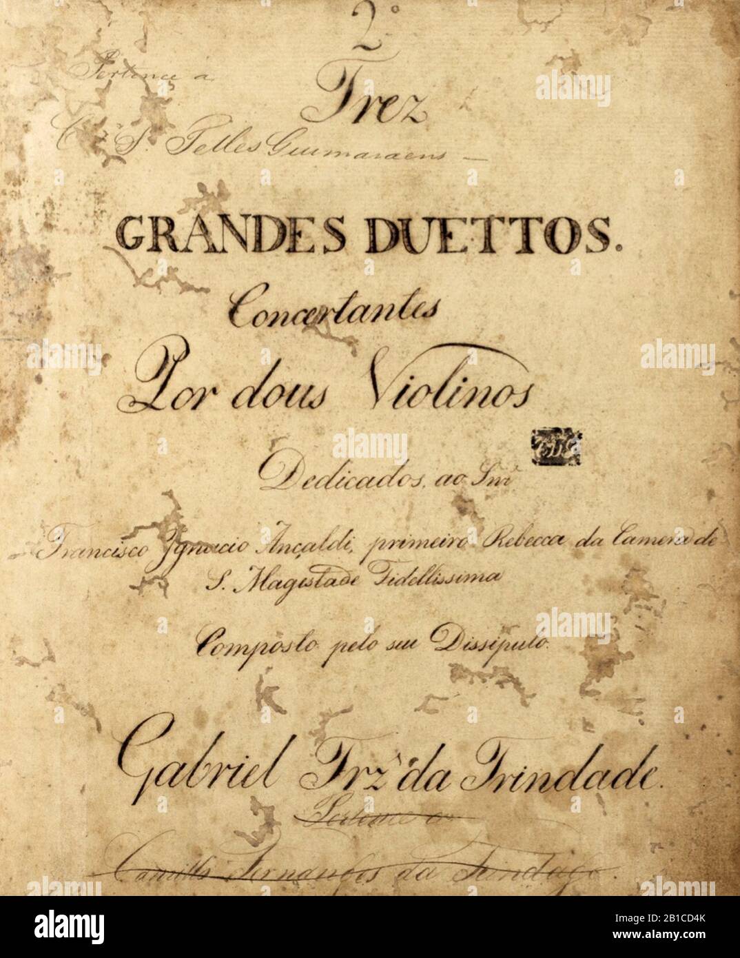 Gabriel Fernandes da Trindade - Duetos Concertantes (c1814) - Violino2 ...