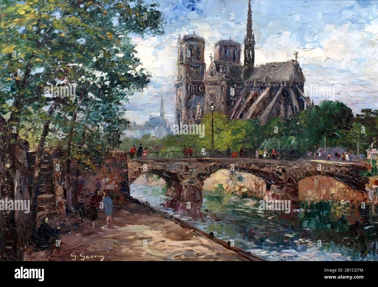 Gabriel Guerin Notre Dame Paris Stock Photo - Alamy