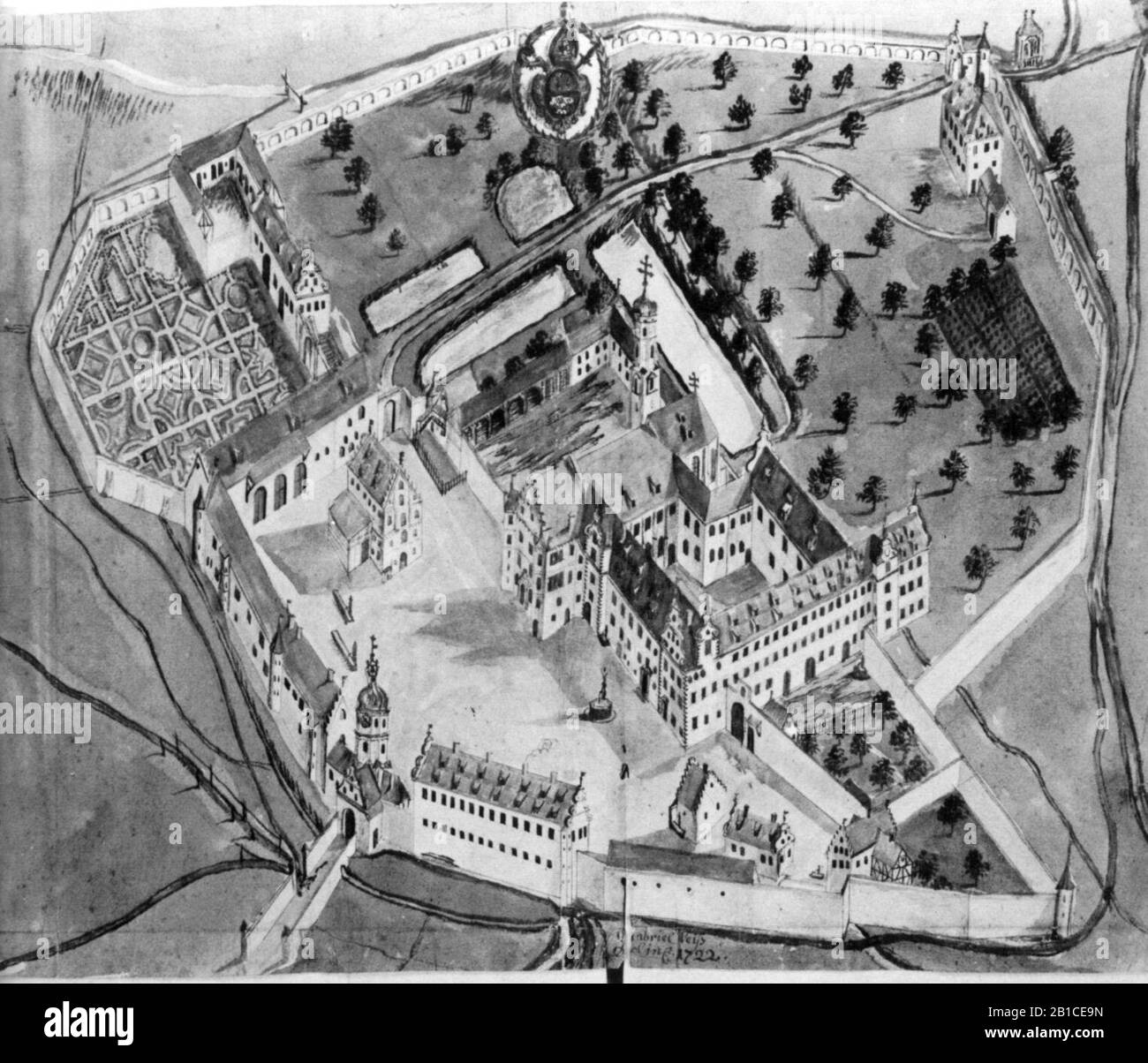 Gabriel Weiss Schussenried 1722 Stock Photo - Alamy