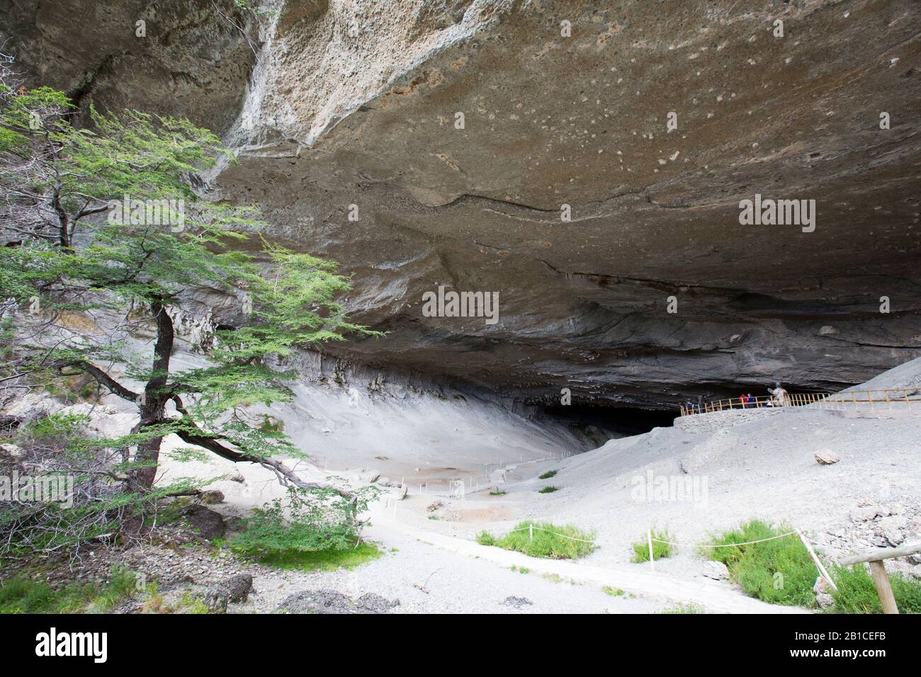 Milodon Cave just north of Puerto Natales, Chile Stock Photo - Alamy