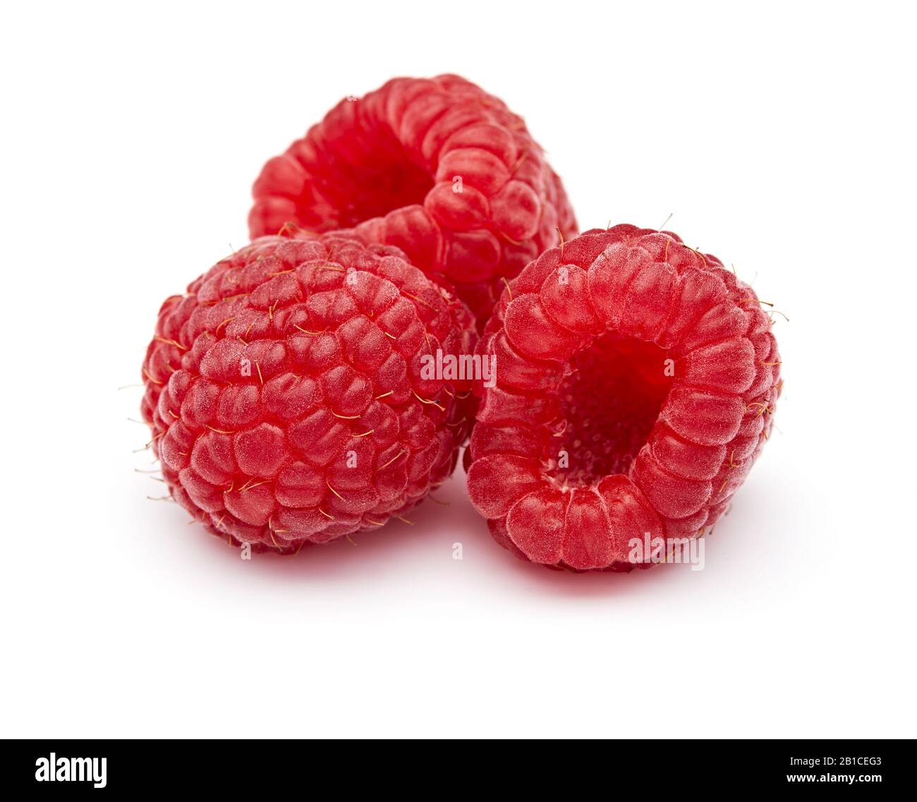 Raspberry Isolated on White Background Stock Photo - Alamy