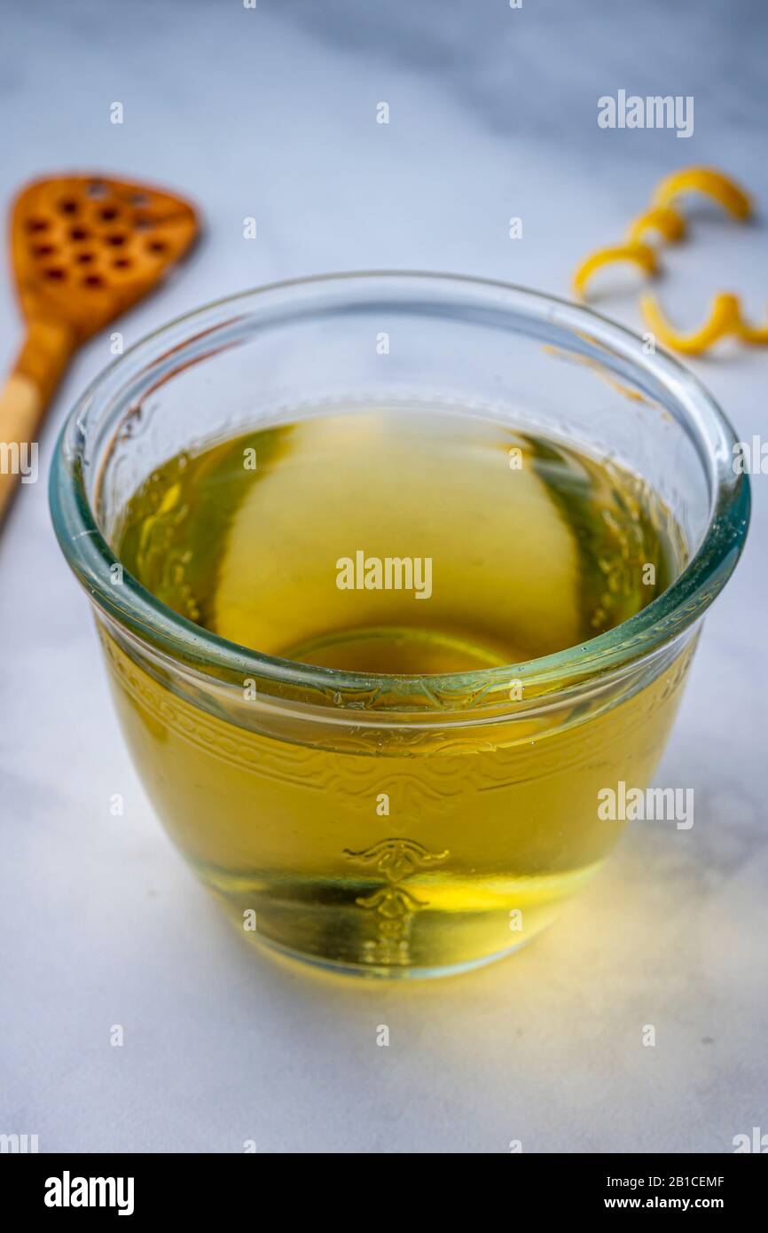 Greek Lemon Verbena tea Stock Photo - Alamy