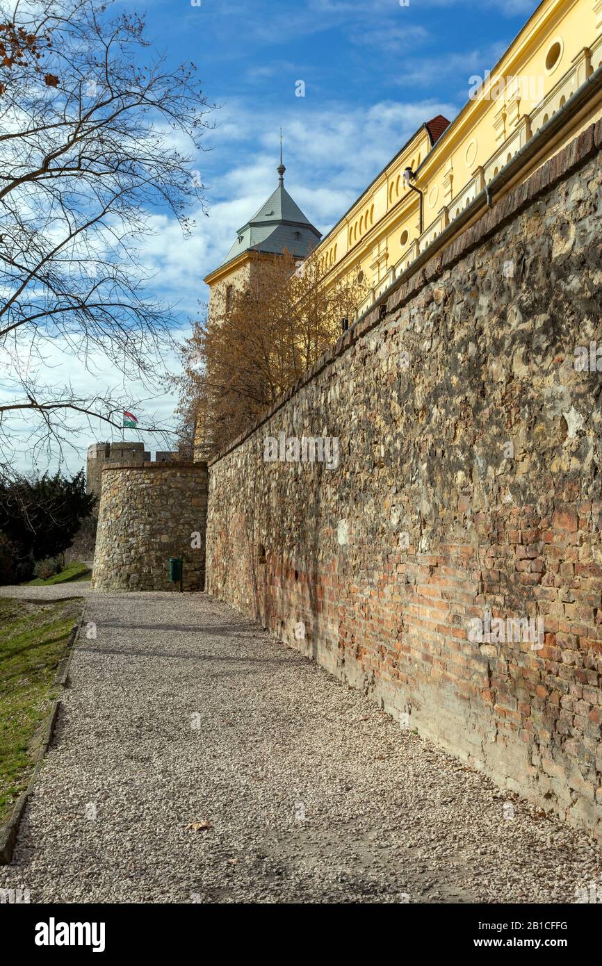 The Barbican, the 15th century bastion in Pecs, Hungary Stock Photo - Alamy