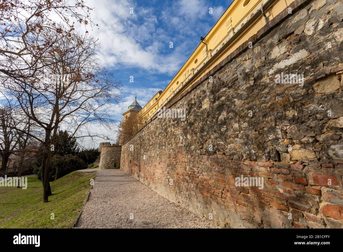 The Barbican, the 15th century bastion in Pecs, Hungary Stock Photo - Alamy