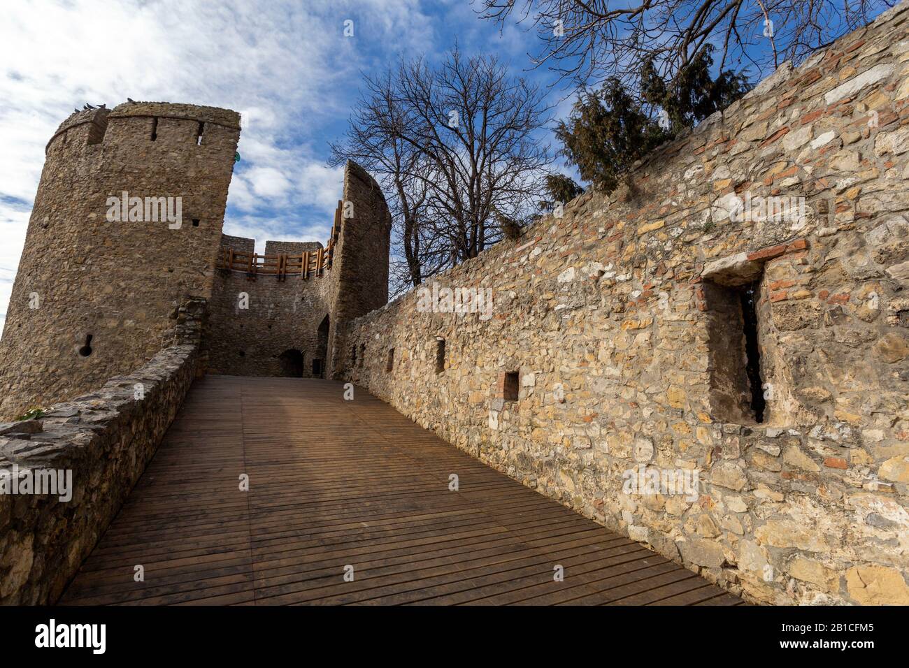 The Barbican, the 15th century bastion in Pecs, Hungary Stock Photo - Alamy