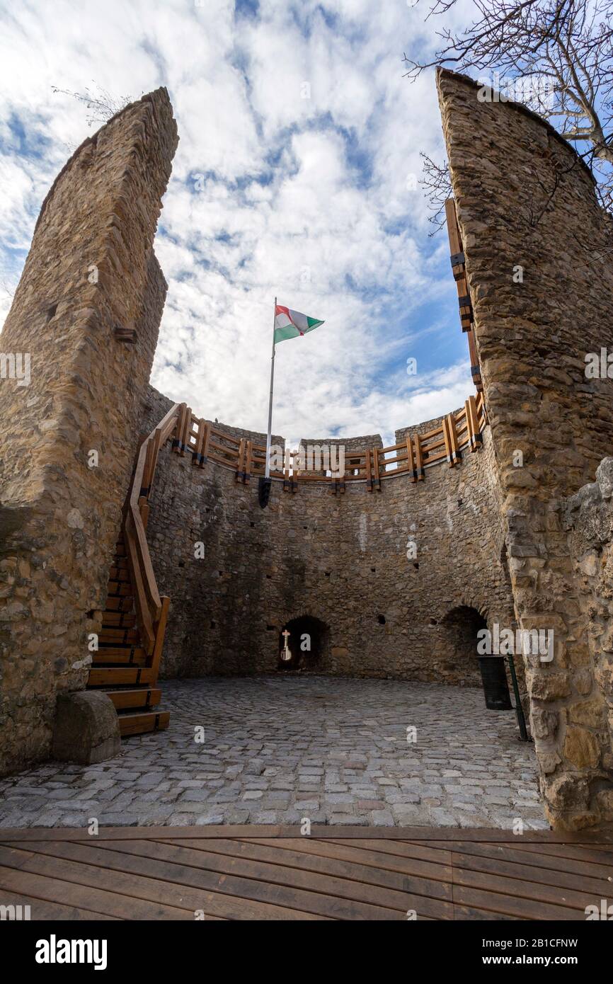 The Barbican, the 15th century bastion in Pecs, Hungary Stock Photo - Alamy