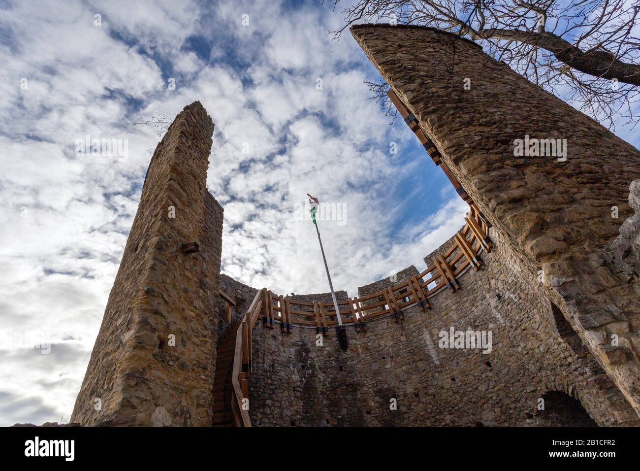 The Barbican, the 15th century bastion in Pecs, Hungary Stock Photo - Alamy