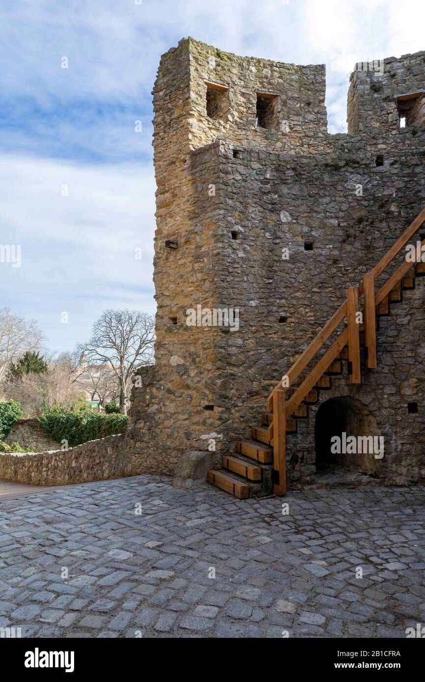 The Barbican, the 15th century bastion in Pecs, Hungary Stock Photo - Alamy