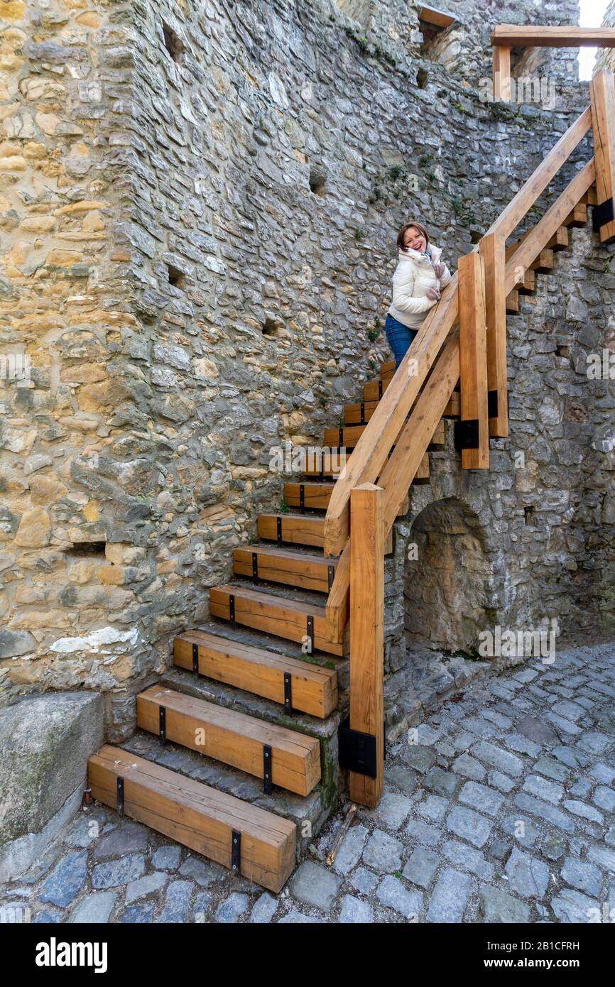 The Barbican, the 15th century bastion in Pecs, Hungary Stock Photo - Alamy