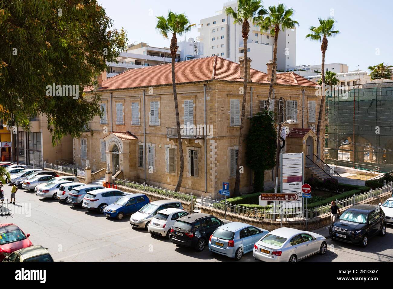 Cyprus building larnaca bank hi-res stock photography and images - Alamy