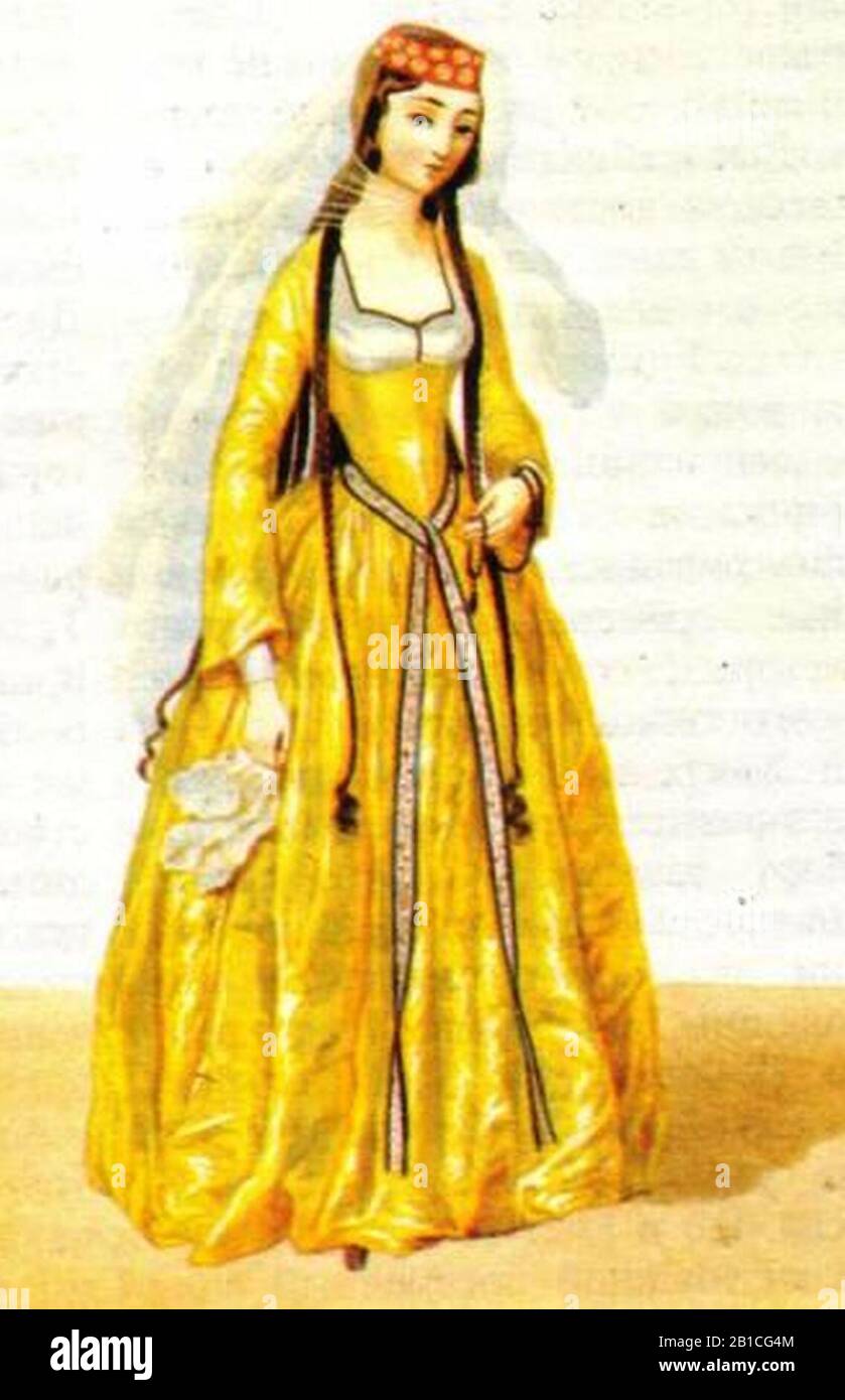 Gagarin. A Georgian princess Stock Photo - Alamy