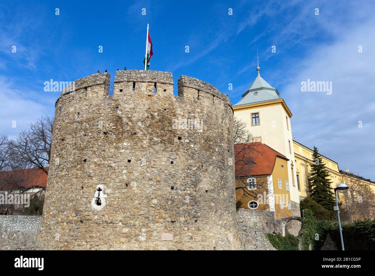 The Barbican, the 15th century bastion in Pecs, Hungary Stock Photo - Alamy