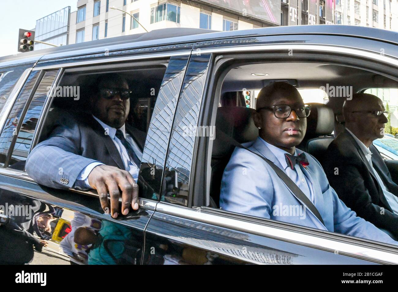 Los Angeles, CA. 24th Feb, 2020. Shaquille O'Neal Seen Leaving the Kobe ...