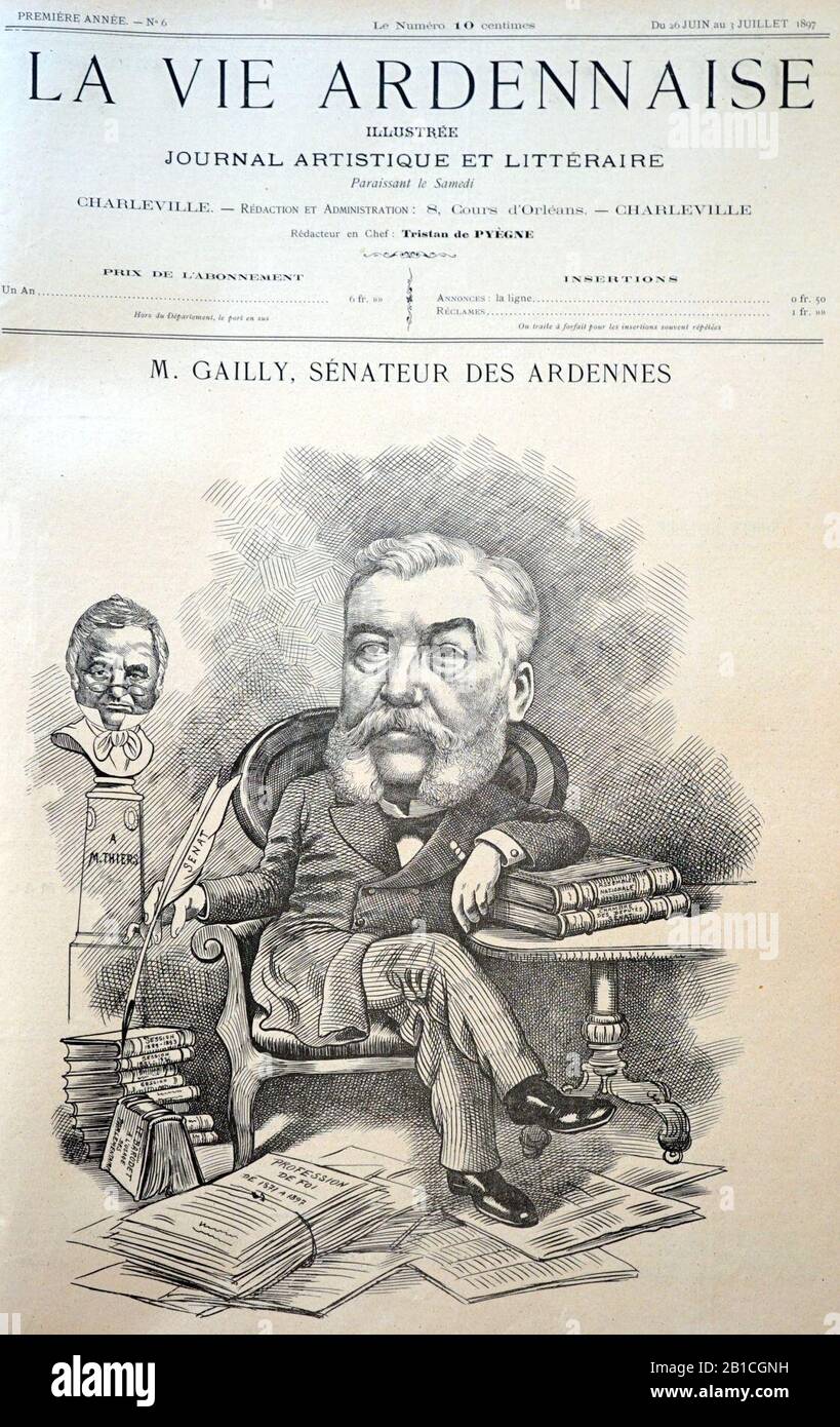 Gailly la vie ardennaise illustrée 17838 Stock Photo - Alamy