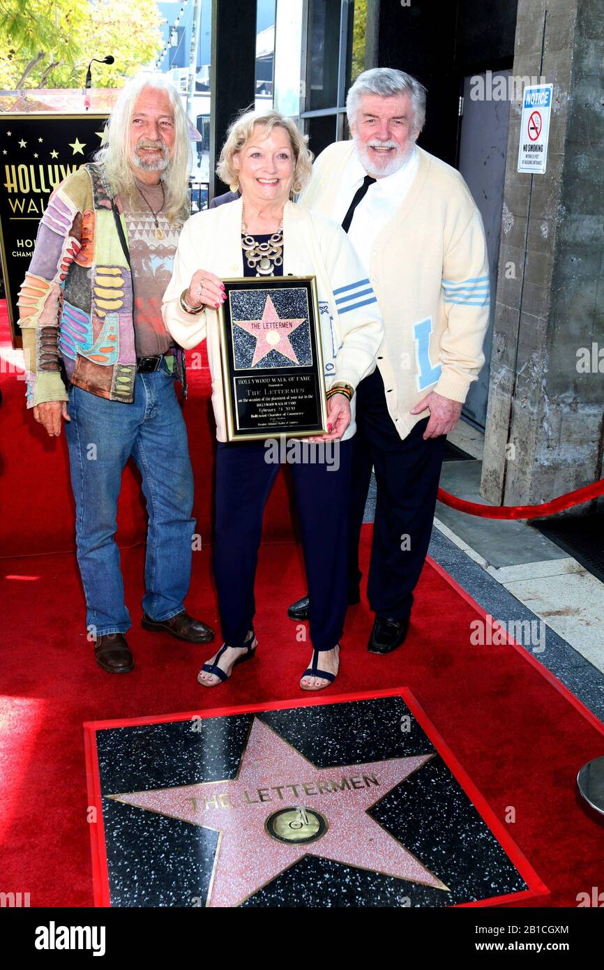 Los Angeles, CA. 24th Feb, 2020. Donny Pike, Sue Pike, Gary Pike at the ...
