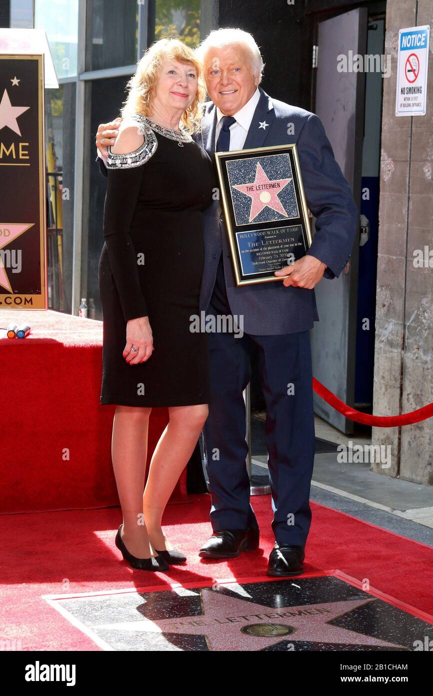 Los Angeles, CA. 24th Feb, 2020. Tony Butala, girlfriend at the ...