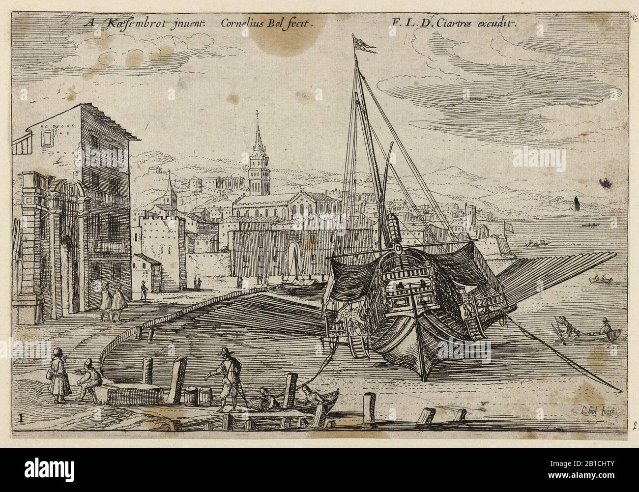 Galei in een Italiaanse haven Stock Photo - Alamy