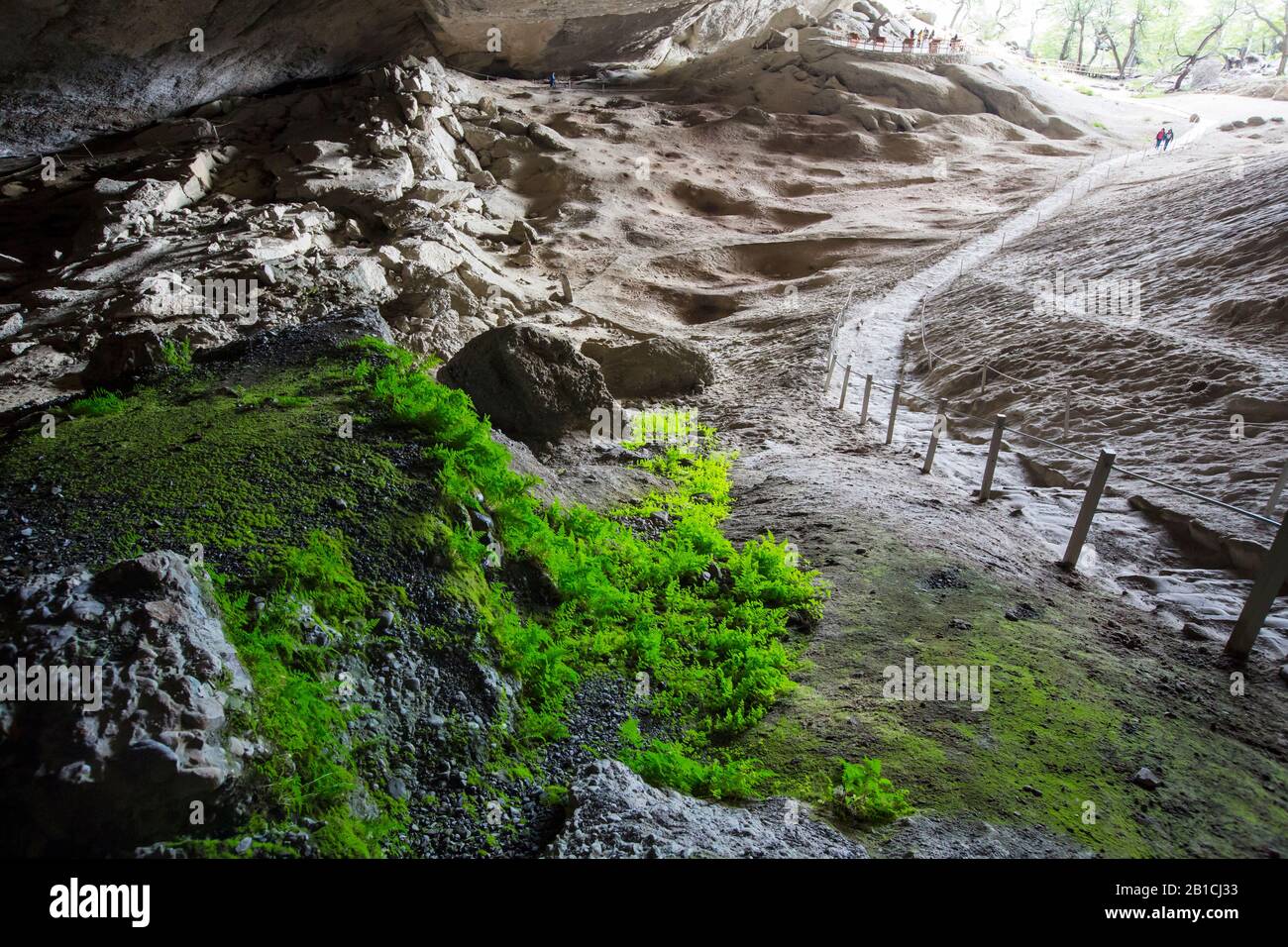 Milodon Cave just north of Puerto Natales, Chile Stock Photo - Alamy