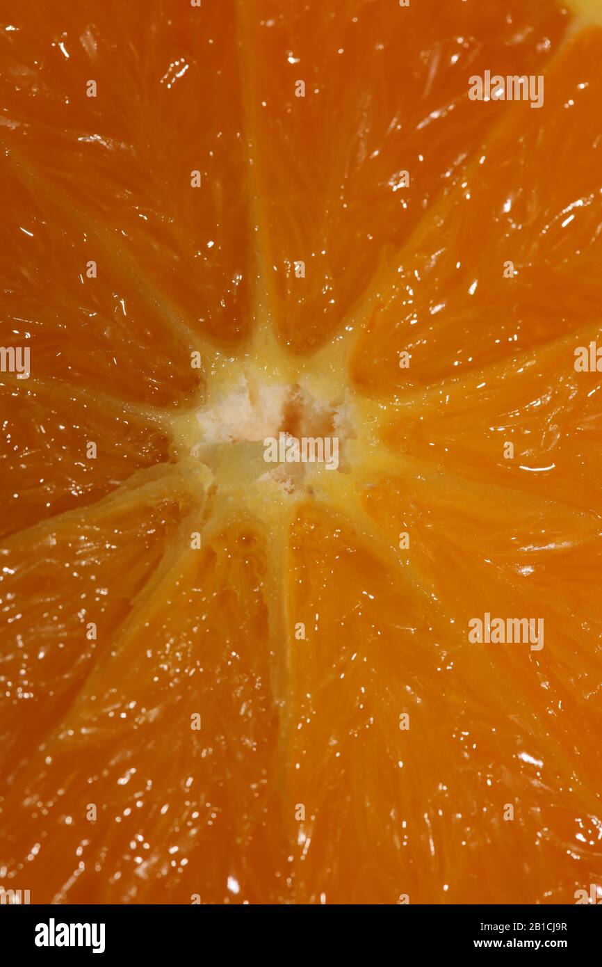 Cutted orange center macro macro background high quality Stock Photo ...