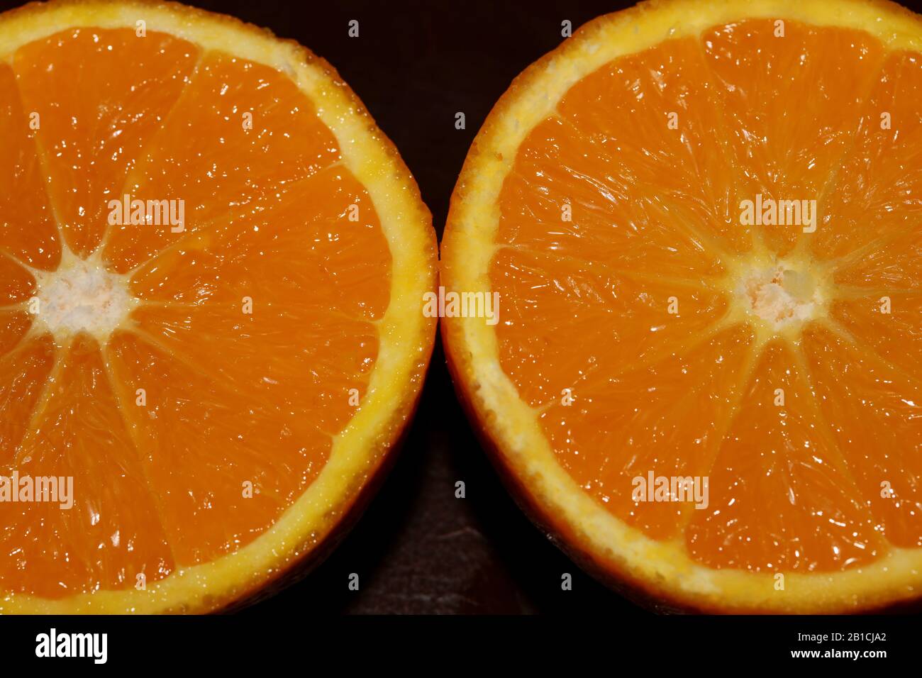 Cutted orange center macro macro background high quality Stock Photo ...