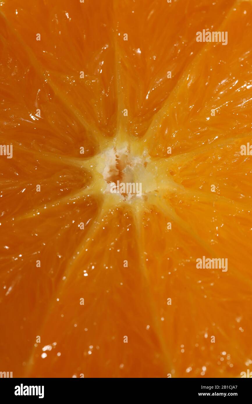 Cutted orange center macro macro background high quality Stock Photo ...