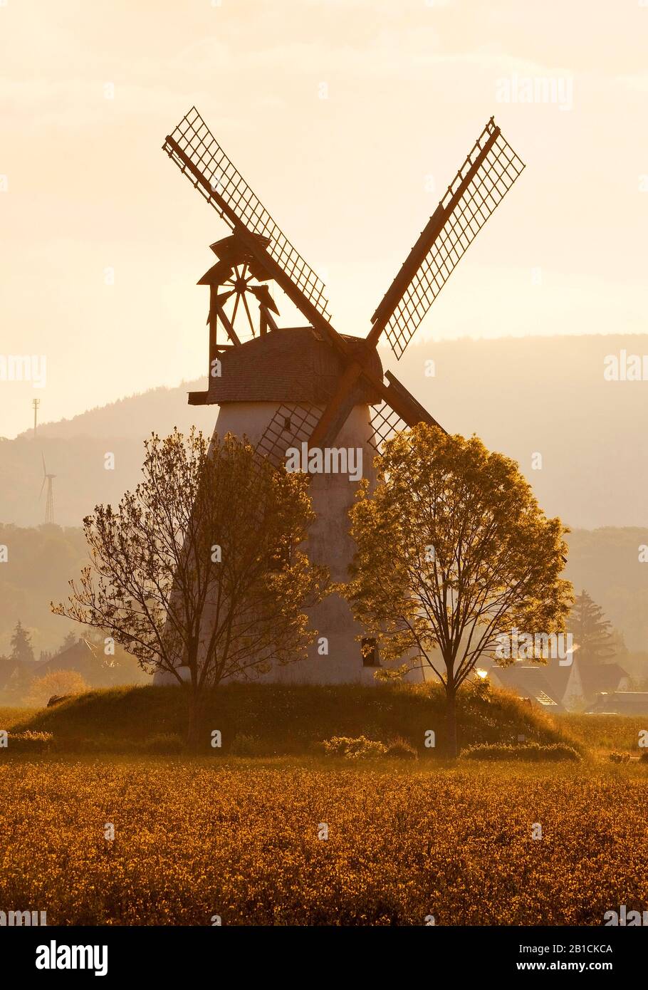 wind mill Veltheim, Germany, North Rhine-Westphalia, East Westphalia ...