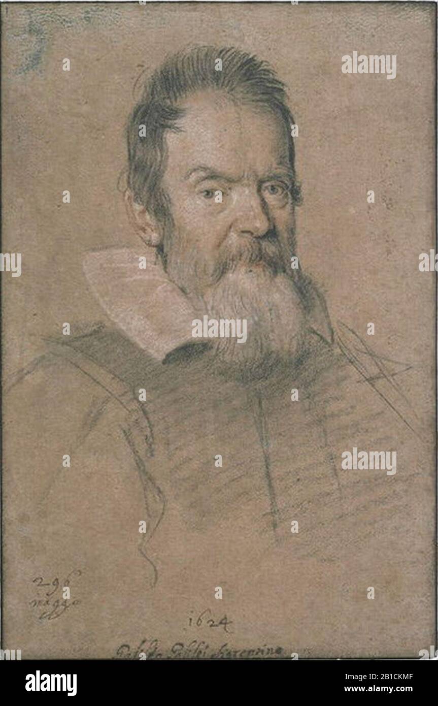 Galileo Galilei Leoni Louvre 1 Stock Photo - Alamy