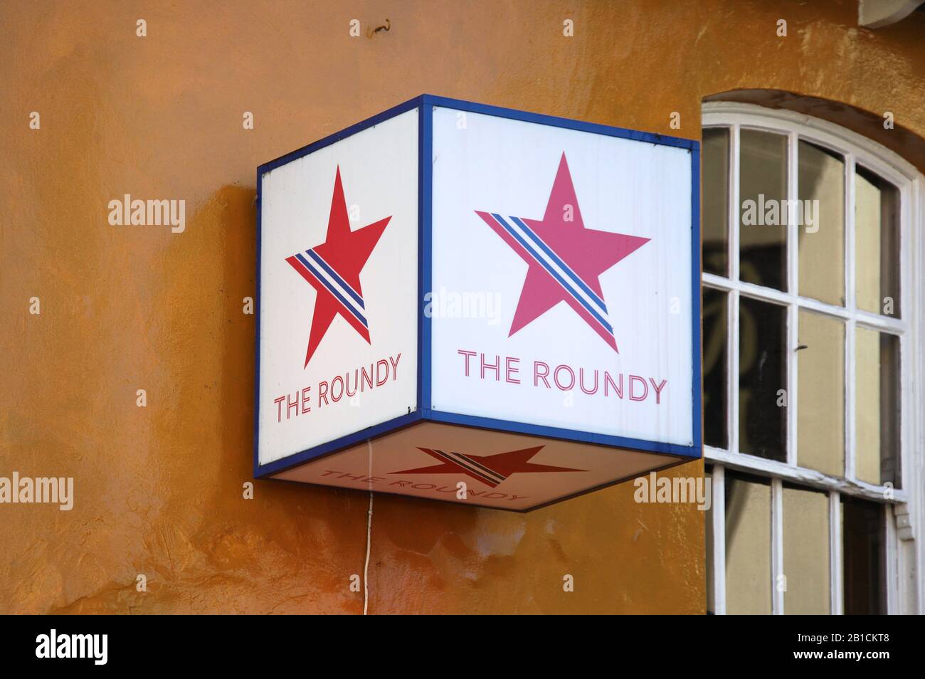 The Roundy sign in Cork Stock Photo - Alamy