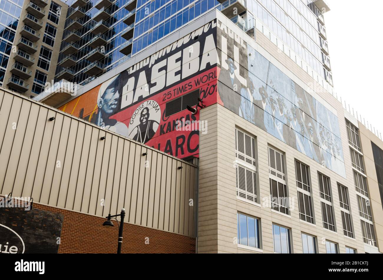 Kansas City, MO - Mural artwork in the Power and Light District ...