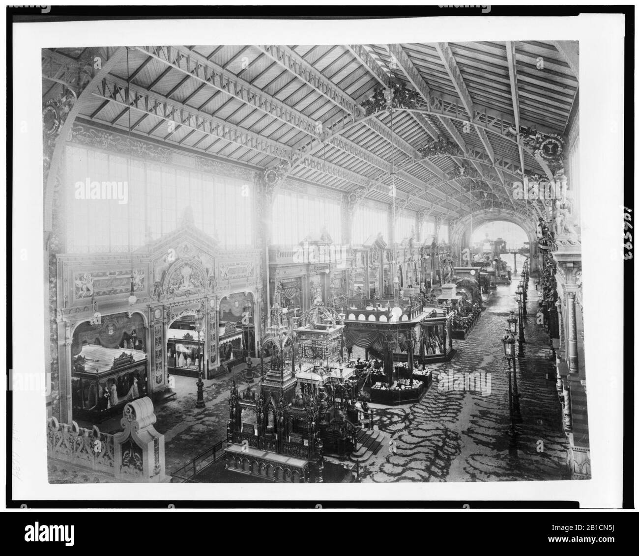 Gallery of Thirty Meters, Paris Exposition, 1889 Stock Photo - Alamy