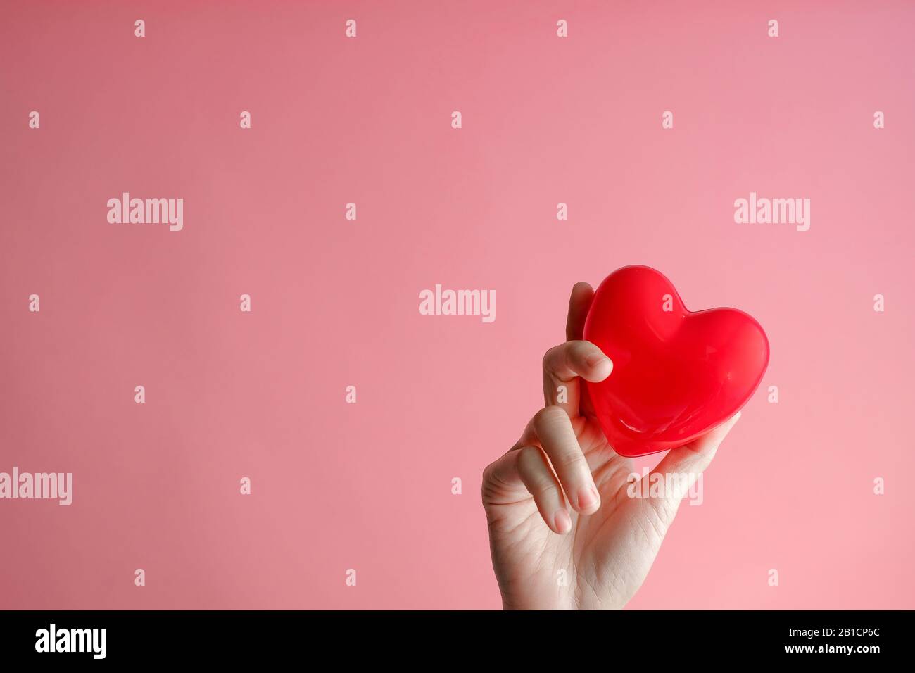 hand carrying heart .love and cardio health concept.valentine and ...