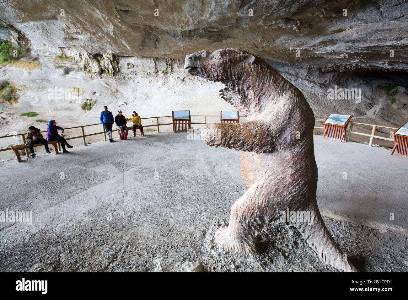 Milodon Cave just north of Puerto Natales, Chile Stock Photo - Alamy